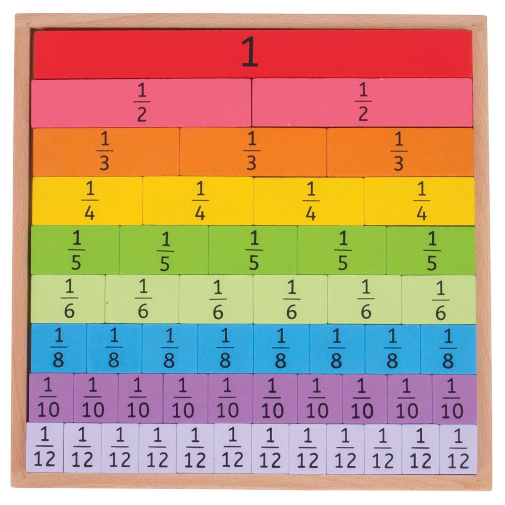 Fractions Tray | Maths Toys | Bigjigs Toys
