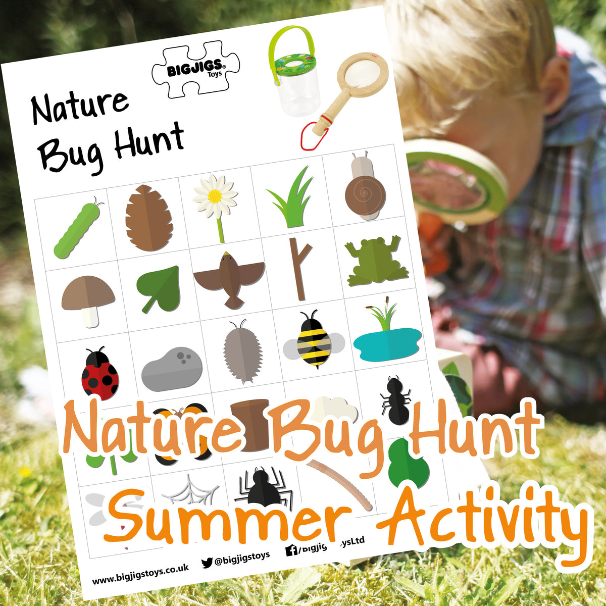 Summer Activity: Nature Bug Hunt – Bigjigs Toys