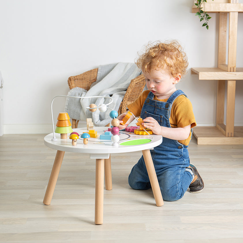 FSC® Certified wooden Activity Table | Baby Activity Tables | Bigjigs Toys