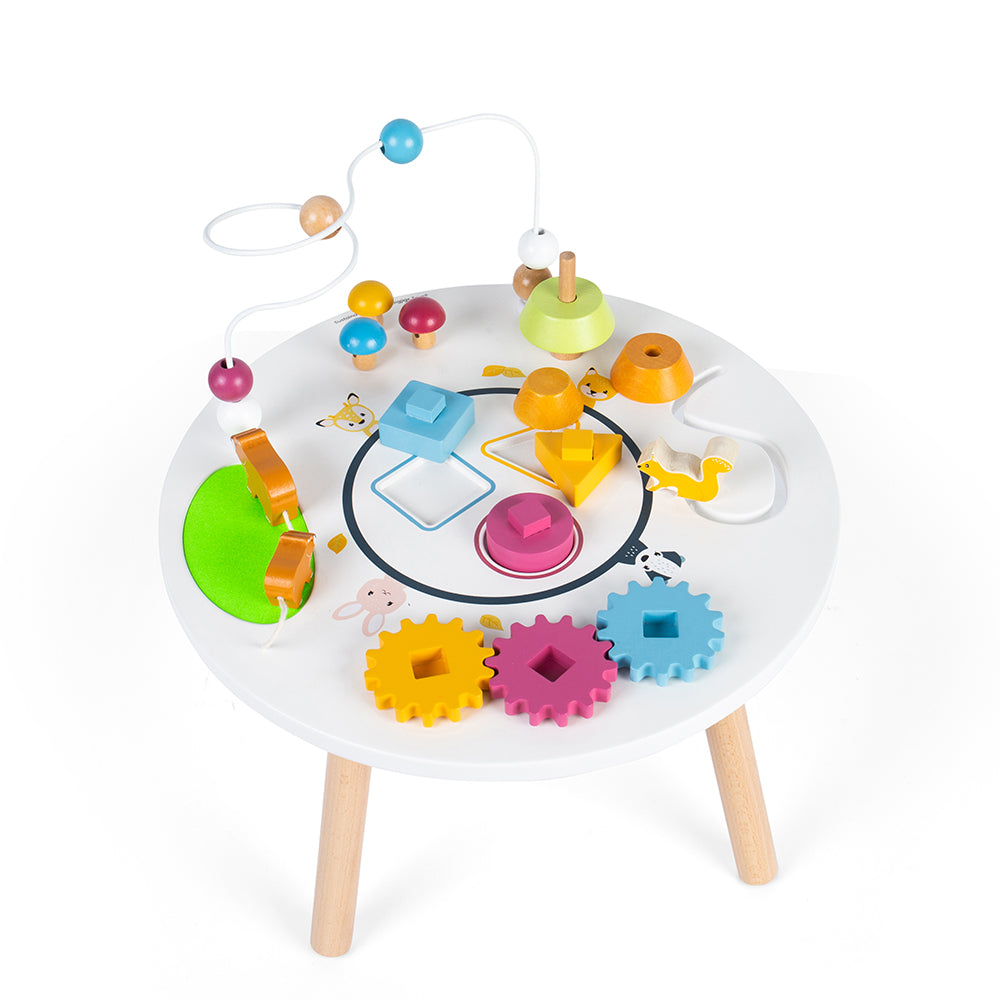 FSC® Certified wooden Activity Table | Baby Activity Tables | Bigjigs Toys