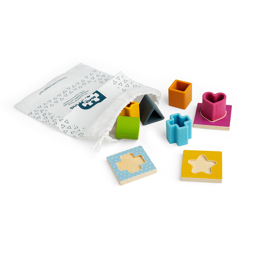 Feel & Find | Shape Matching Game | Bigjigs Toys