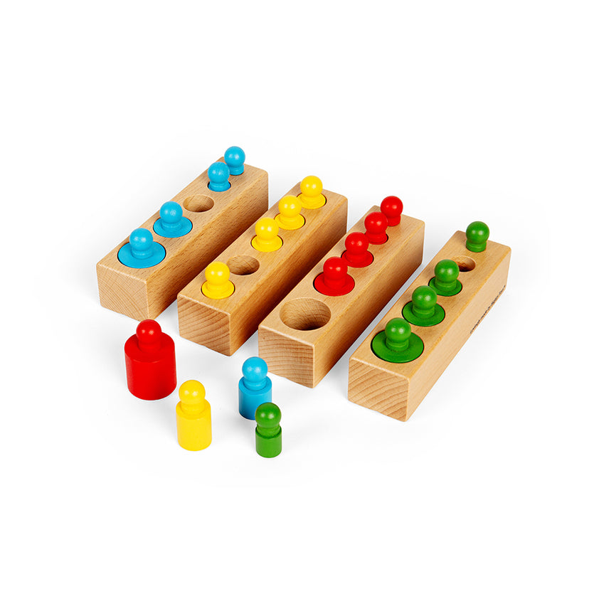Peg Blocks | Size & Shape Sorter | Bigjigs Toys