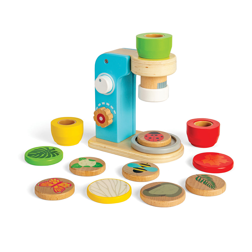 Kids Microscope | Wooden Role Play Toys | Bigjigs Toys