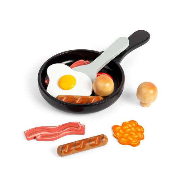 Breakfast Fry Up | Wooden Play Food | Bigjigs Toys