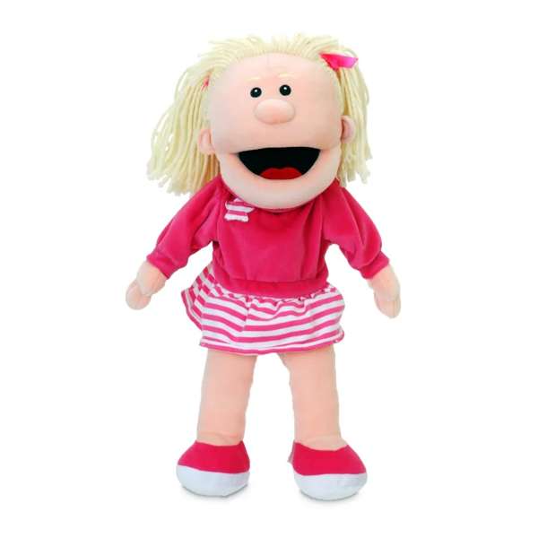 White Girl Hand Puppet | Fiesta Crafts| Bigjigs Toys