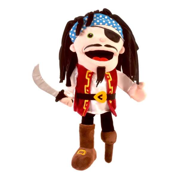 Moving Mouth Pirate Hand Puppet | Fiesta Crafts| Bigjigs Toys