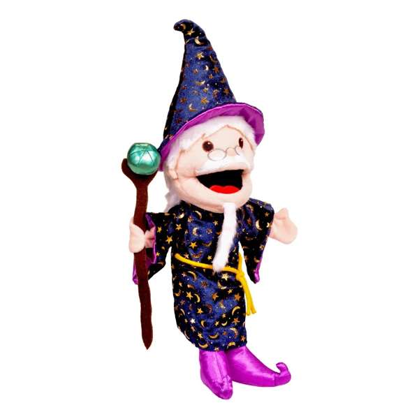 Moving Mouth Wizard Hand Puppet | Fiesta Crafts| Bigjigs Toys