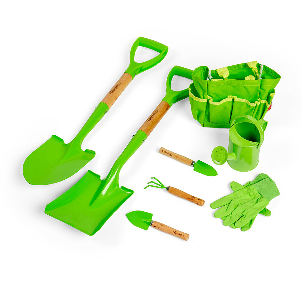 Short Handled Gardening Tool Bundle | Kids Gardening Tools | Bigjigs Toys