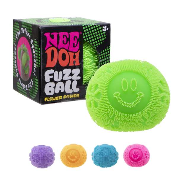 NeeDoh Fuzz Ball Flower Power | Fidget Toys | Bigjigs Toys