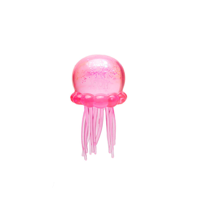 NeeDoh Jelly Squish - Stretchy Jellyfish Toy with Glitter Filling, Sen ...