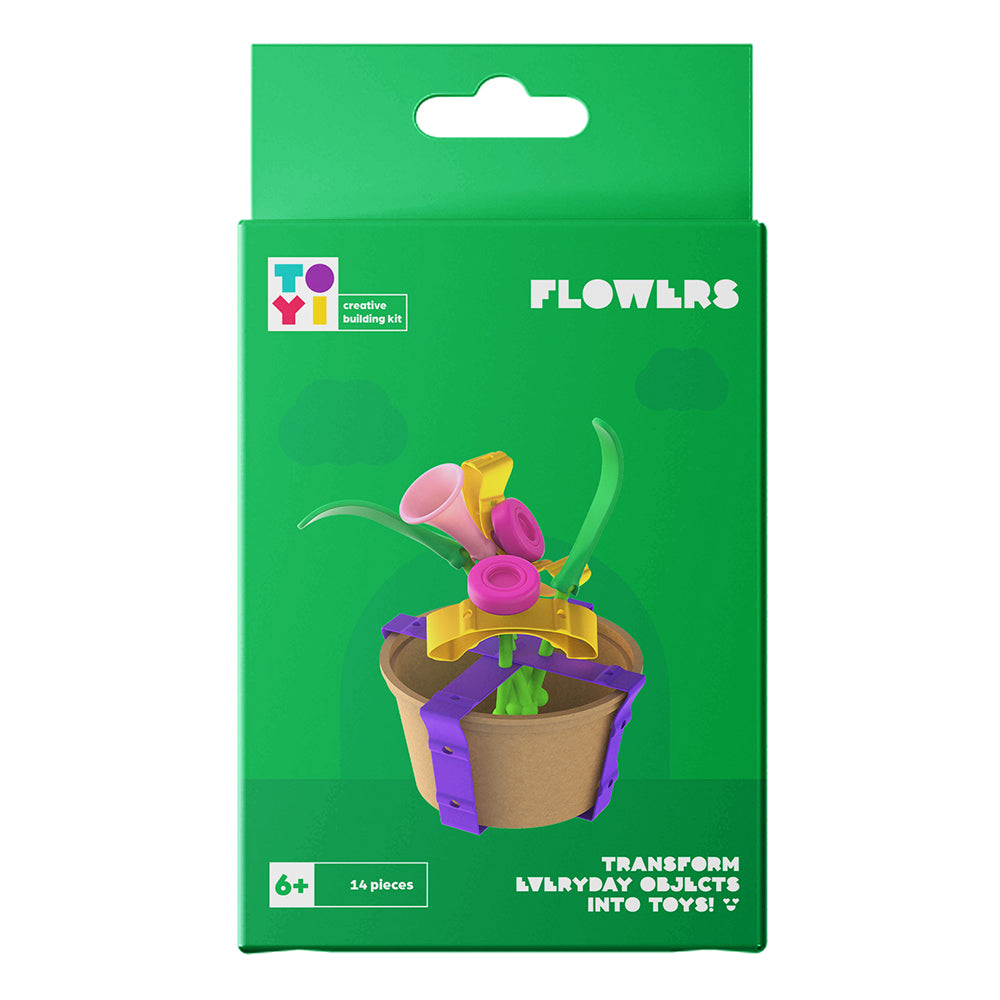 Toyi Flowers Mini Building Kit | Craft Kits | Bigjigs Toys