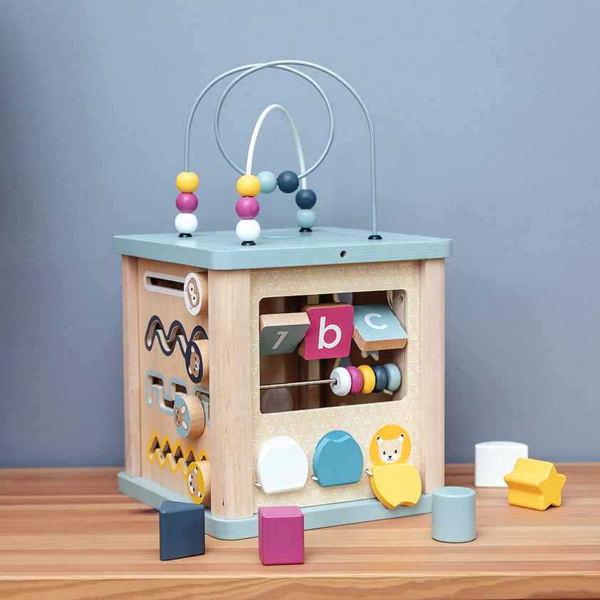 FSC® Wooden Activity Cube | Bigjigs Toys