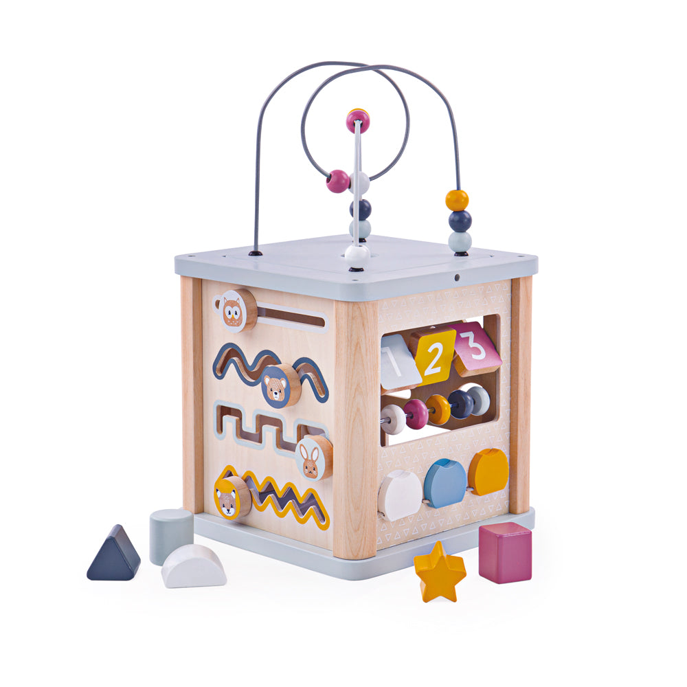 FSC® Wooden Activity Cube | Bigjigs Toys