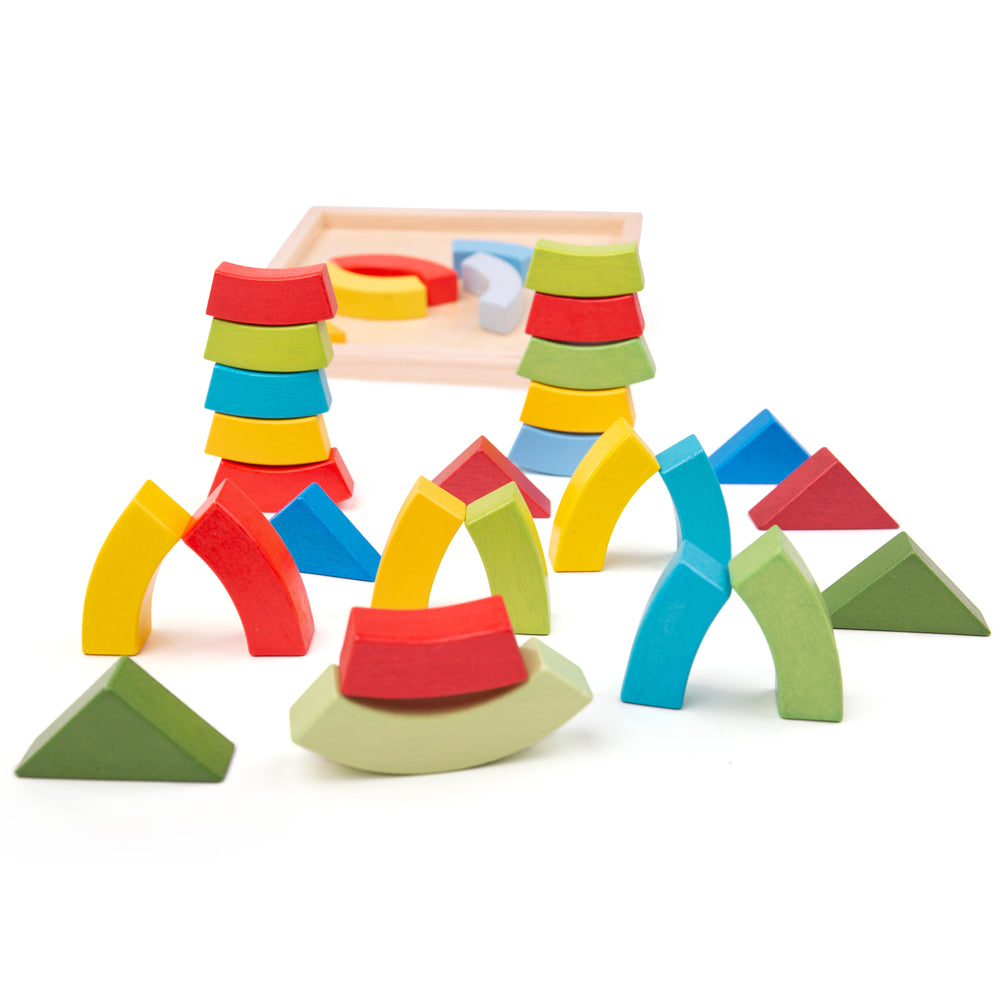 Arches and Triangles Sensory Shapes | Sensory Toys | Bigjigs Toys