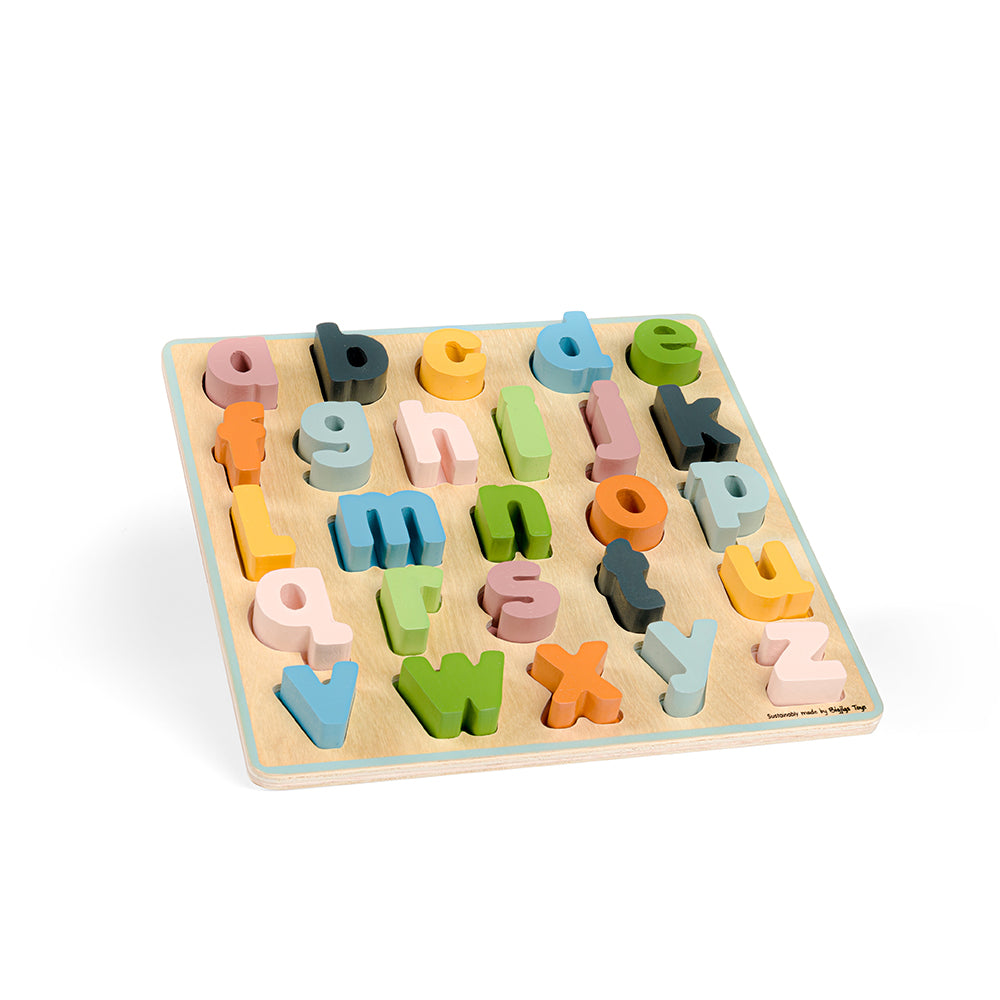 FSC® Certified wooden Alphabet Puzzle (Lowercase) | Toddler Puzzles ...