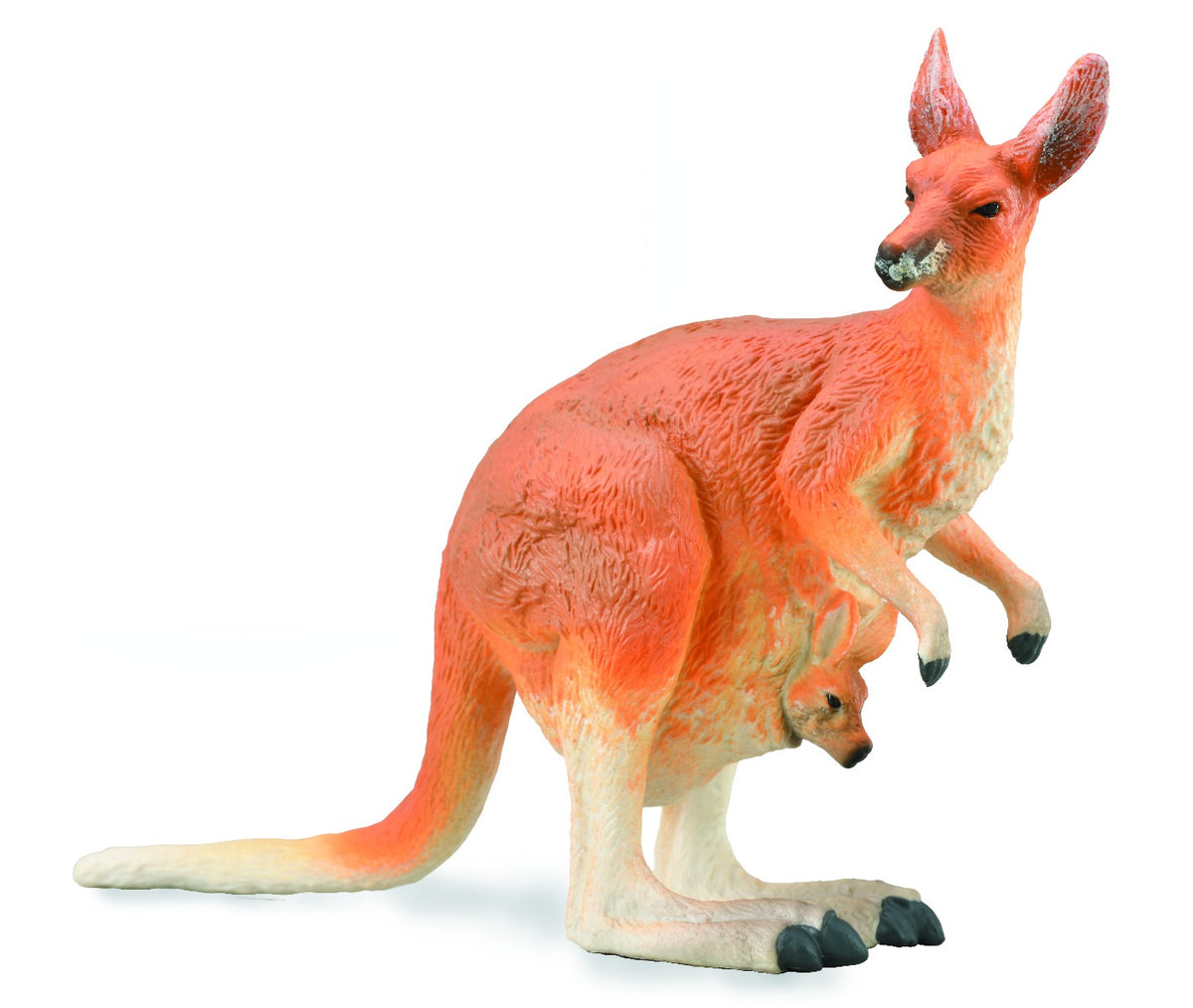 Red Kangaroo - Female with Joey – Bigjigs Toys