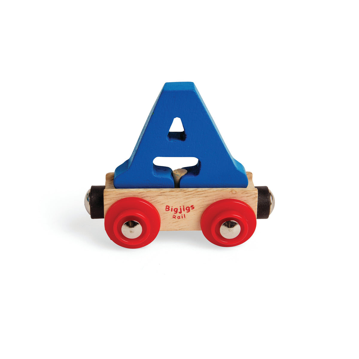 Personalised Wooden Rail Letters | Letter A (Blue) | Bigjigs Rail ...