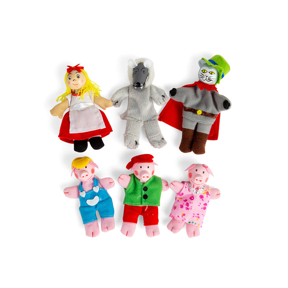 Red Riding Hood Finger Puppets | Puppets | Bigjigs Toys