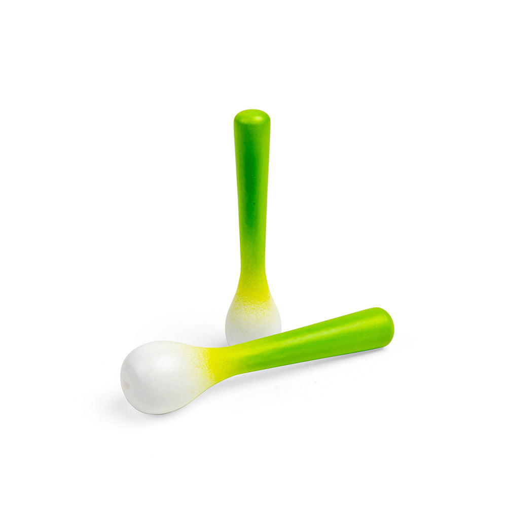Spring Onion (Pack of 2) | Wooden Play Food | Bigjigs Toys