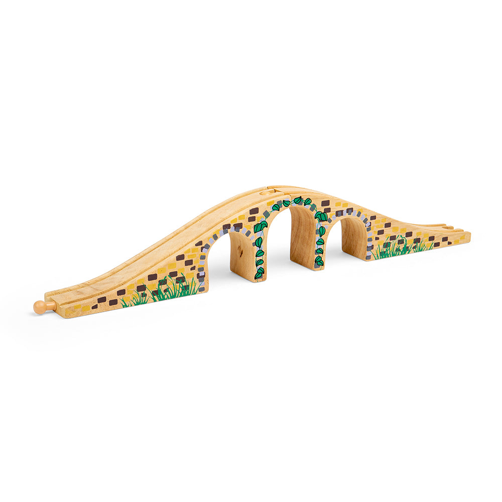 Three Arch Bridge | Wooden Train Accessories | Bigjigs Toys