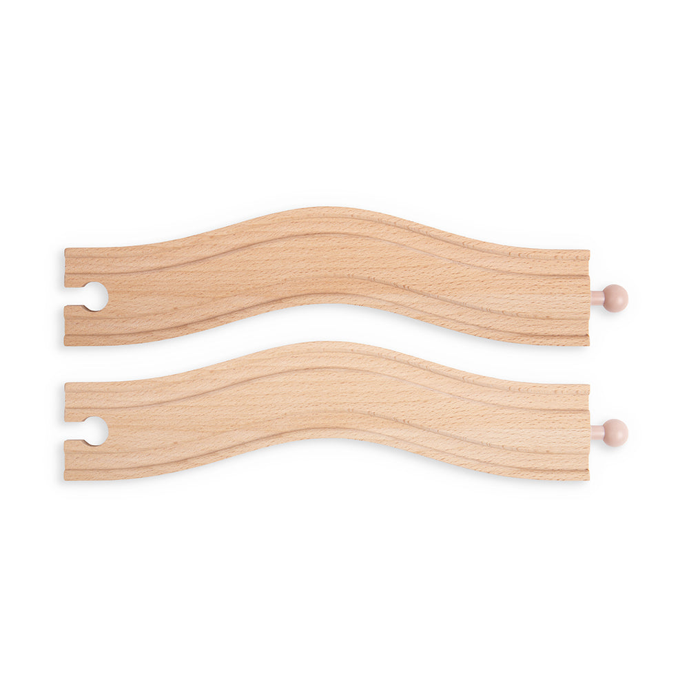 Wavy Track (Pack of 2) | Track Expansion | Bigjigs Rail – Bigjigs Toys