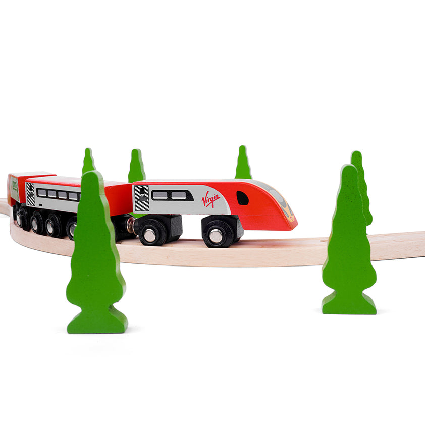 Virgin Trains Pendolino Toy Train | Wooden Train Sets | Bigjigs Toys