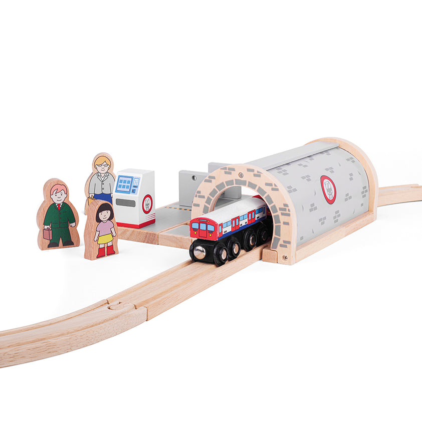 London Underground Train Toy | Wooden Railway | Bigjigs Rail – Bigjigs Toys