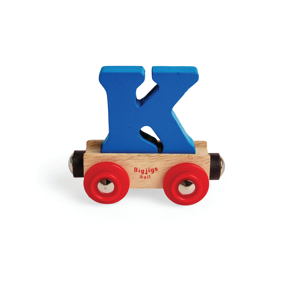 Personalised Wooden Rail Letters | Letter K (Blue) | Bigjigs Rail ...