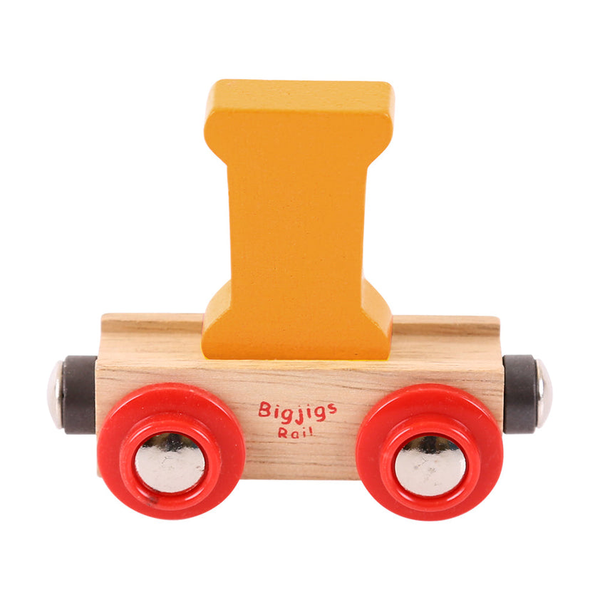 Personalised Wooden Rail Letters | Letter I (Blue) | Bigjigs Rail ...