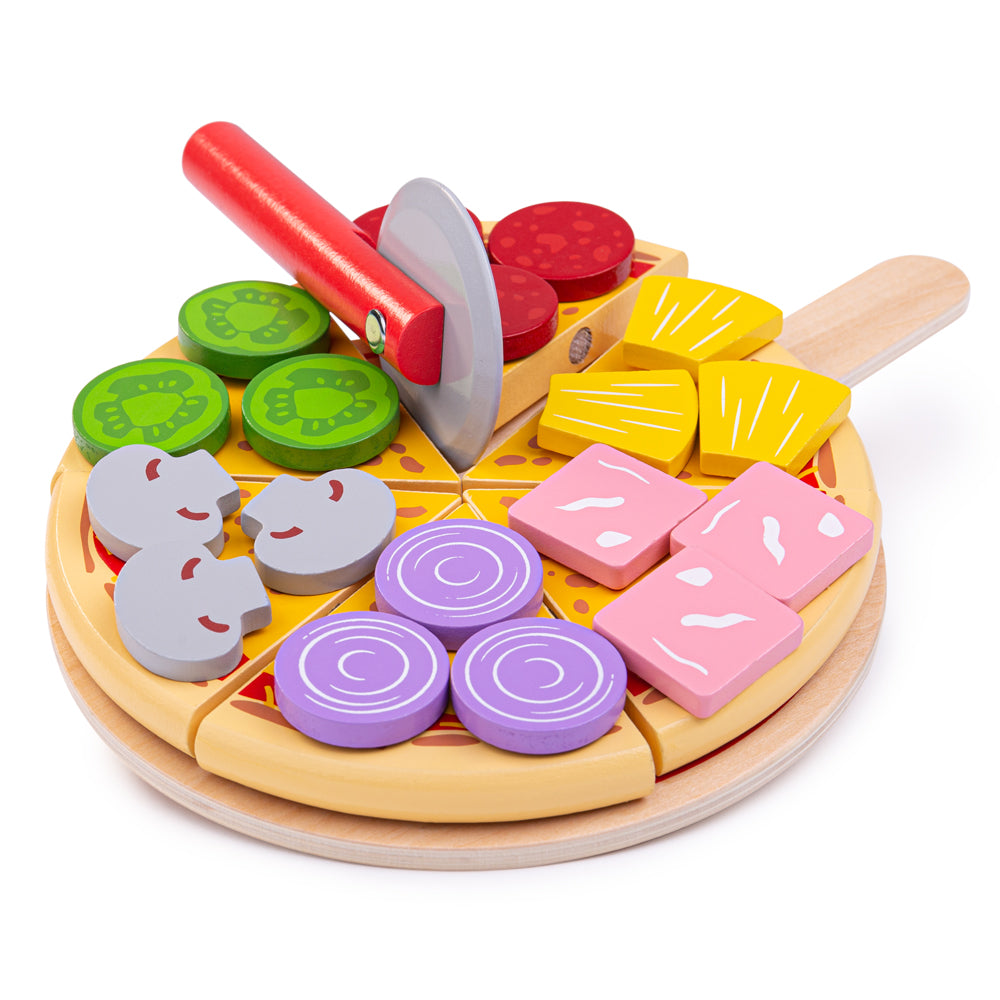 Pizza | Wooden Play Food | Bigjigs Toys