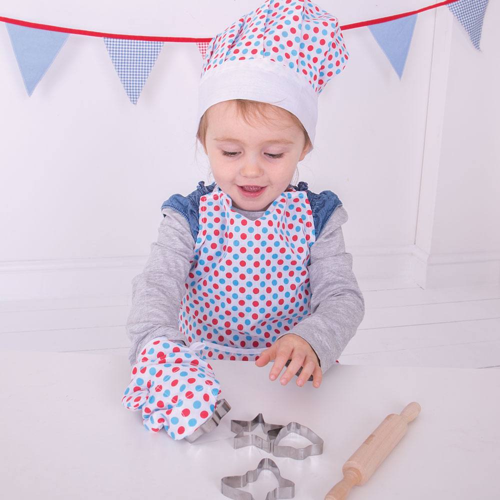 Spotted Kids Chef Outfit | Roleplay | Bigjigs Toys