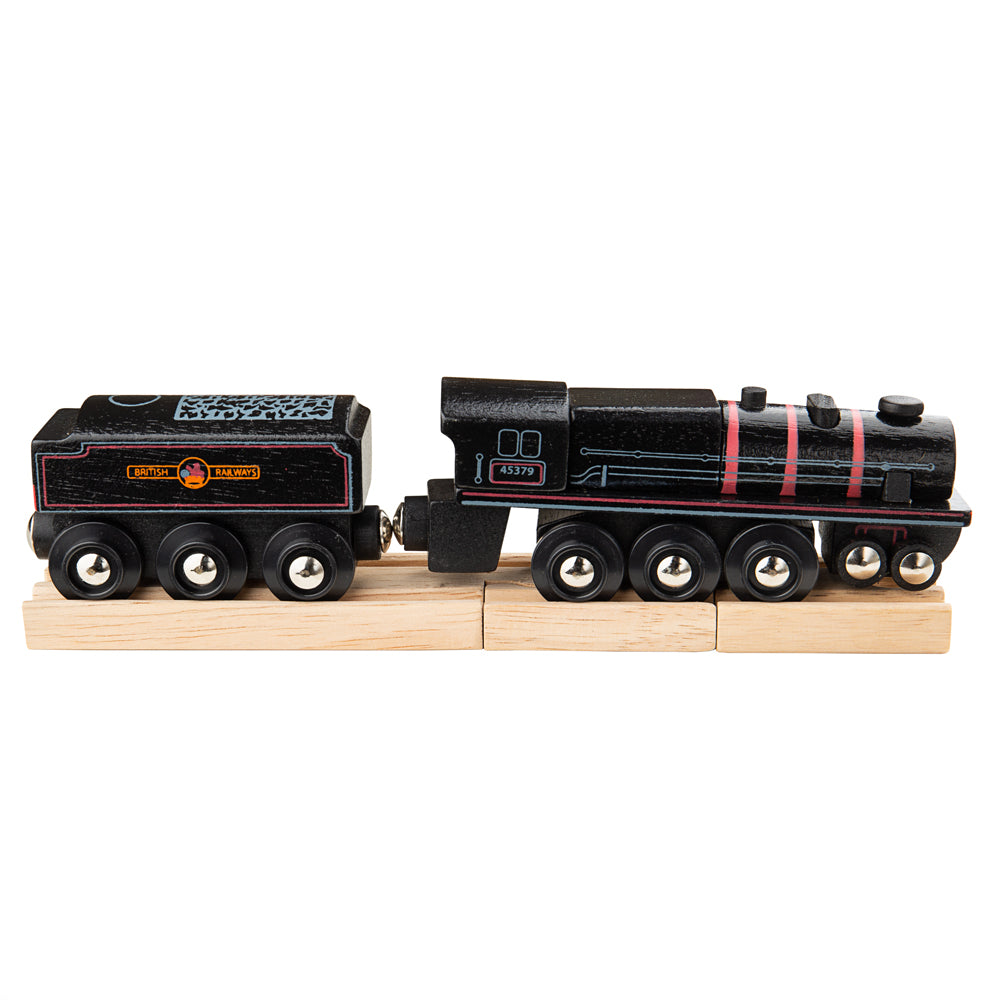 Heritage Collection Black 5 Engine | Wooden Trains | Bigjigs Toys