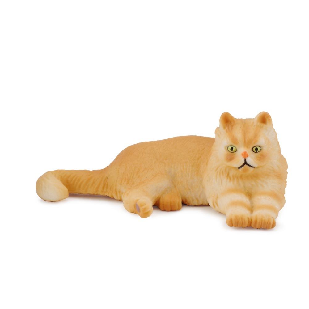 Persian Cat Lying Figurine | CollectA Collectable Figures – Bigjigs Toys