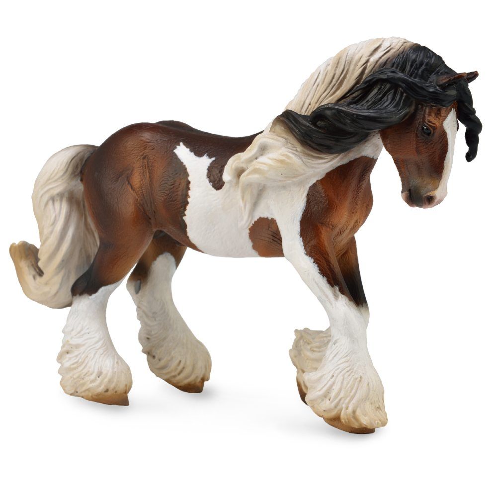 Tinker Stallion - Piebald Figurine | CollectA Animal Figures – Bigjigs Toys