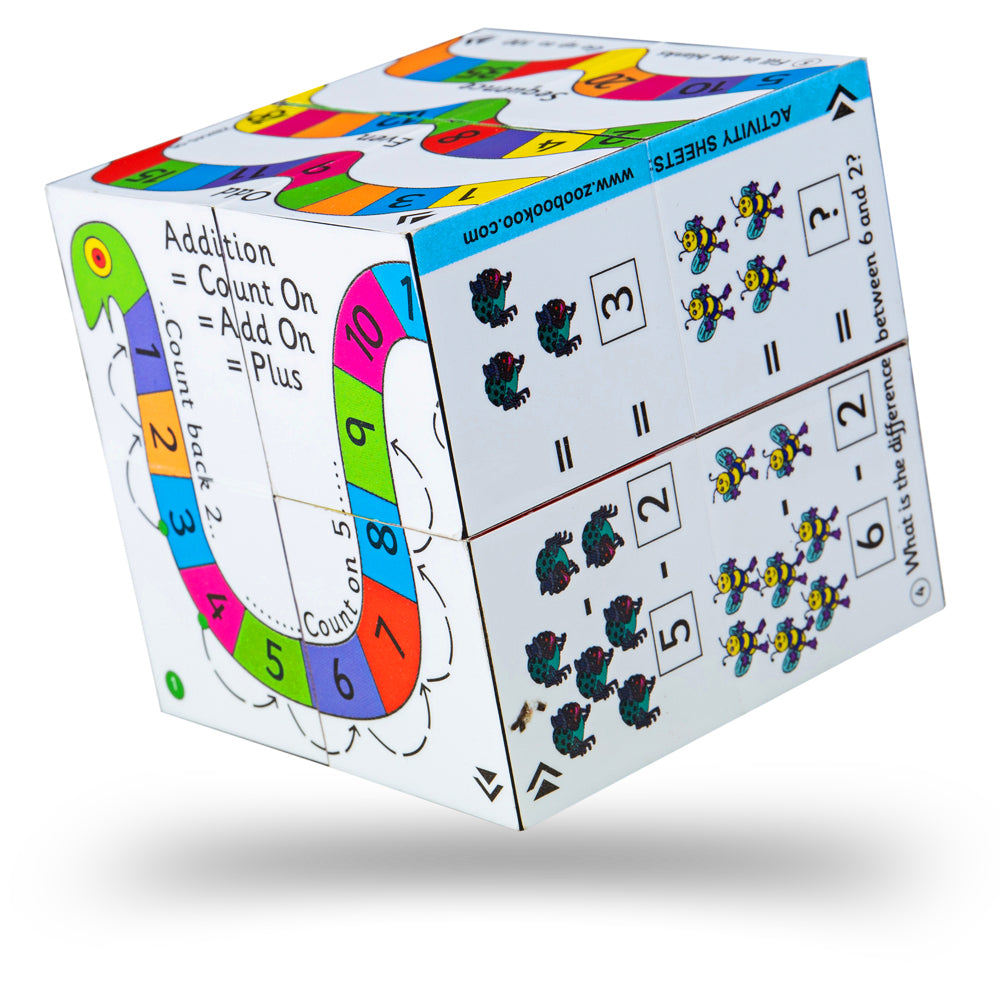 Addition and Subtraction Cubebook | Cube Books | Bigjigs Toys