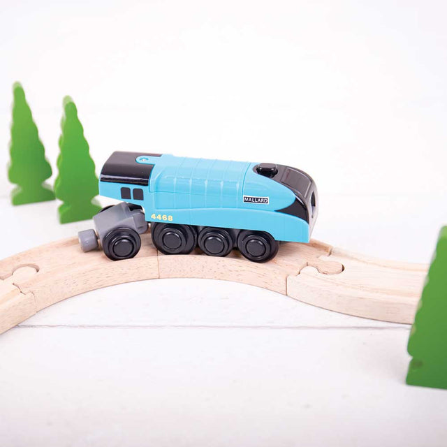 Mallard Battery Operated Train | Wooden Train Sets | Bigjigs Toys