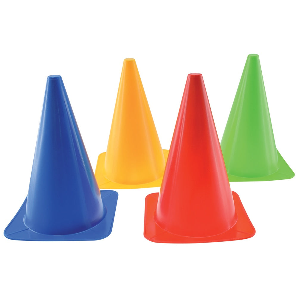 Kids Traffic Cones (4 Pack) | Stacking Toys | Bigjigs Toys