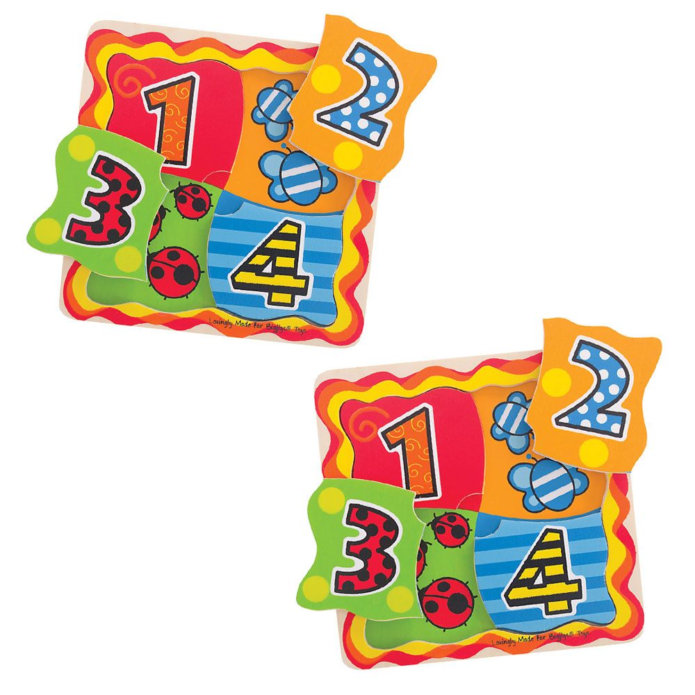 My First Matching Numbers Puzzle (2 Pack) | Maths | Bigjigs Toys