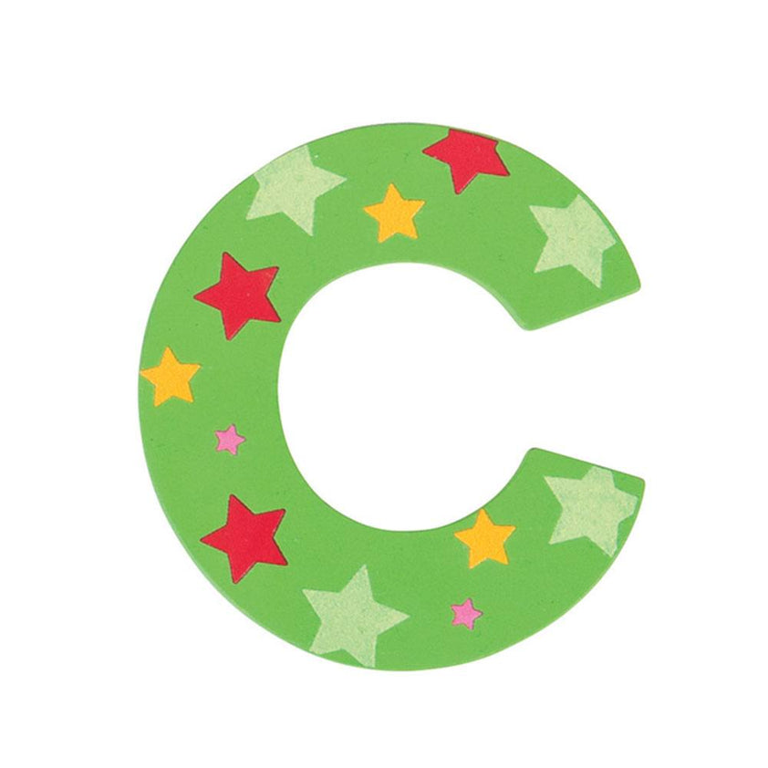 Star Letter C | Decorative Wooden Letters | Bigjigs Toys