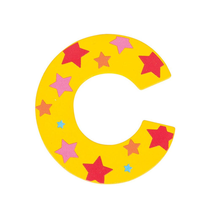 Star Letter C | Decorative Wooden Letters | Bigjigs Toys