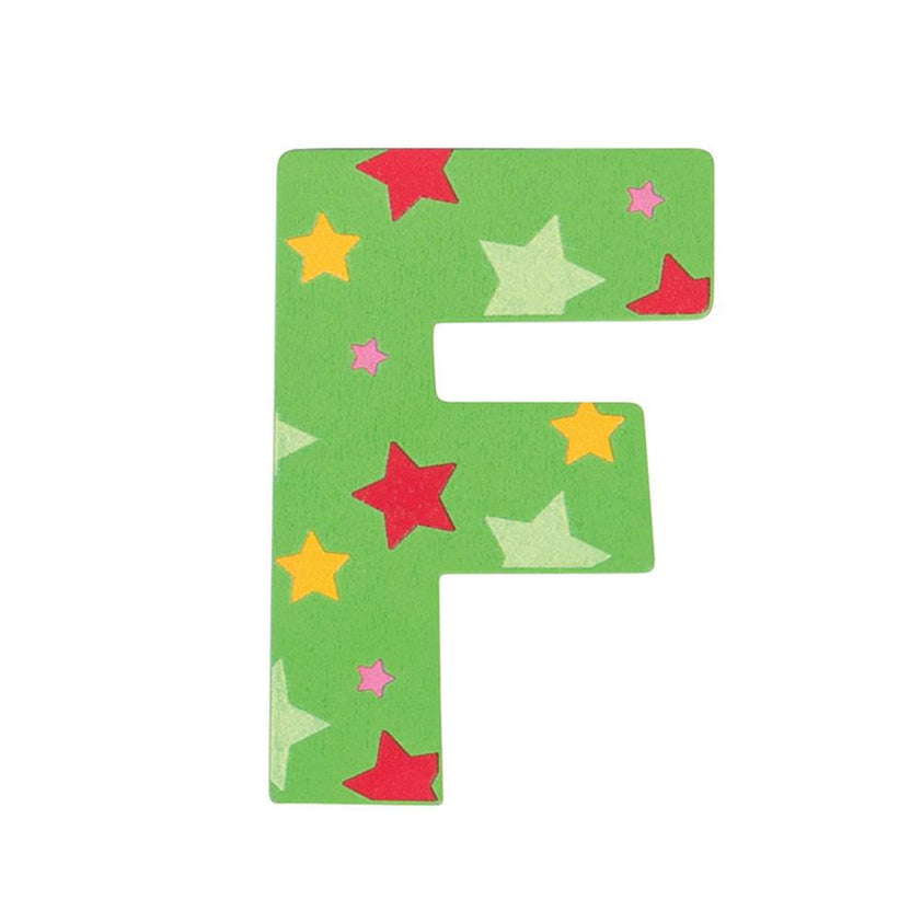 Star Letter F | Decorative Wooden Letters | Bigjigs Toys