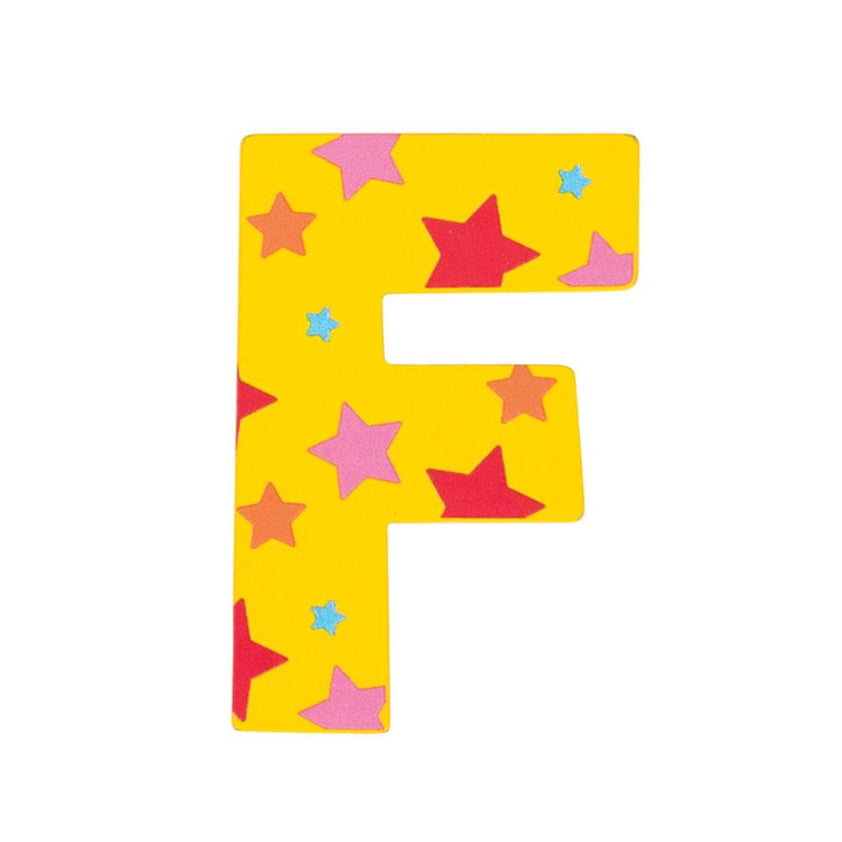 Star Letter F | Decorative Wooden Letters | Bigjigs Toys