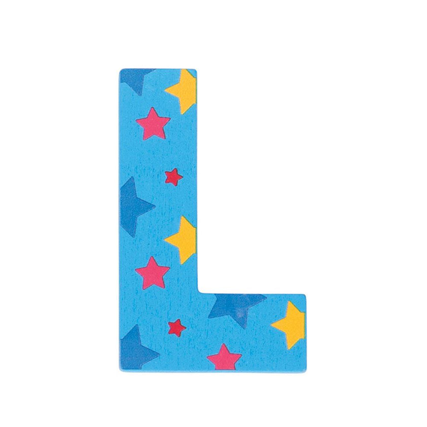 Star Letter L | Decorative Wooden Letters | Bigjigs Toys