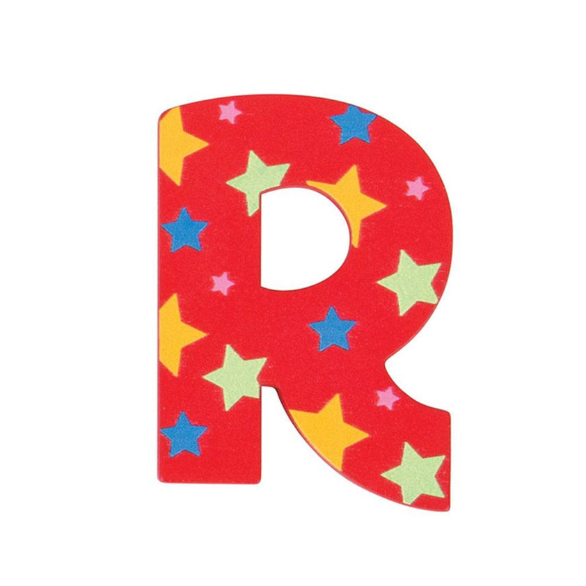 Star Letter R | Decorative Wooden Letters | Bigjigs Toys