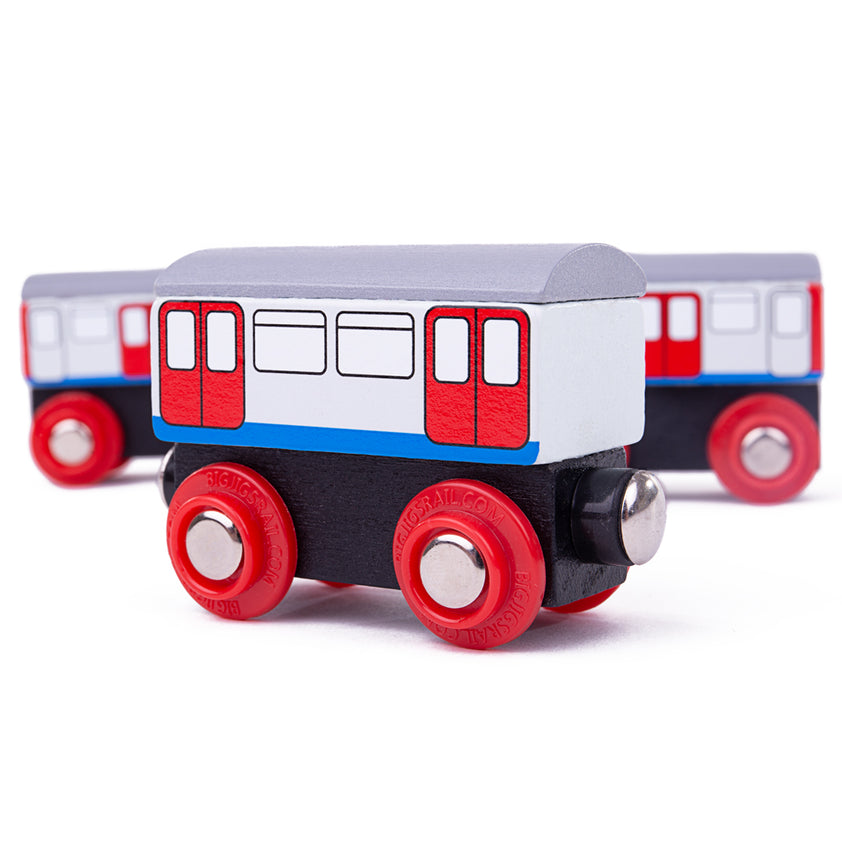 Tidlo London Underground Train | Wooden Trains | Bigjigs Toys